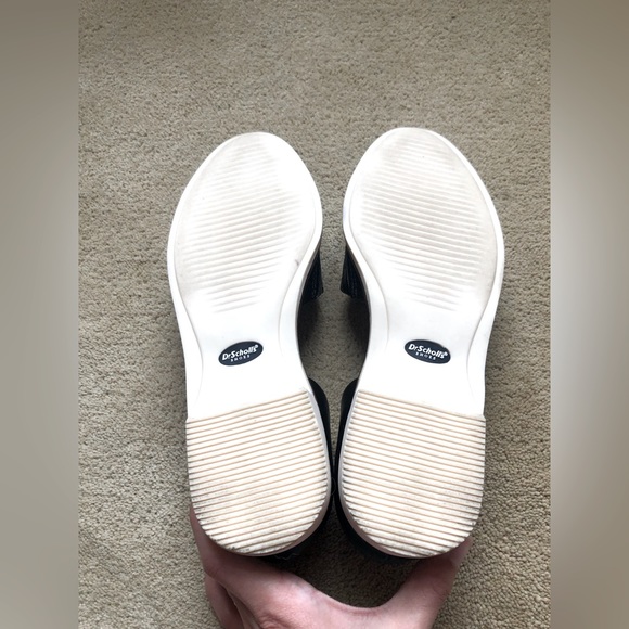 Dr. Scholl's | Shoes | Dr Scholls Black Croc Quilted Choice Almond Toe ...